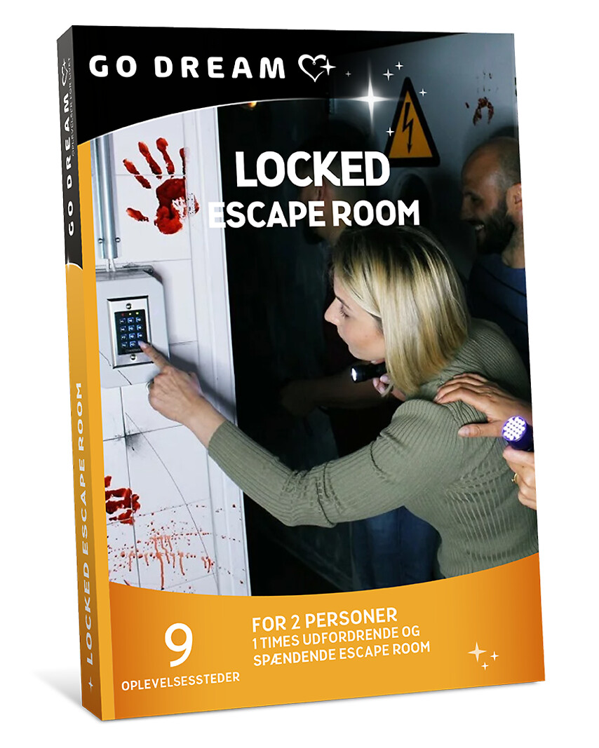 Gaveæske LOCKED ESCAPE ROOM FOR 2 | GO DREAM